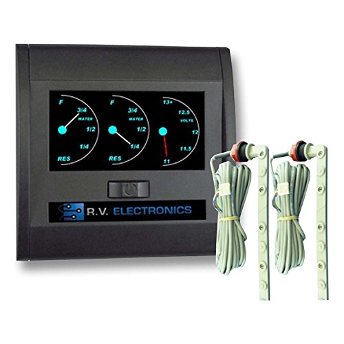 Rv Caravan Lcd Dual 2 Water Tank Level Indicator Voltmeter | Desertcart ...