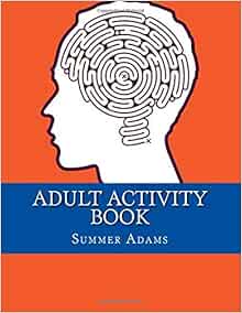 Amazon.com: Adult Activity Book: Large Print Adult Activity Book With ...