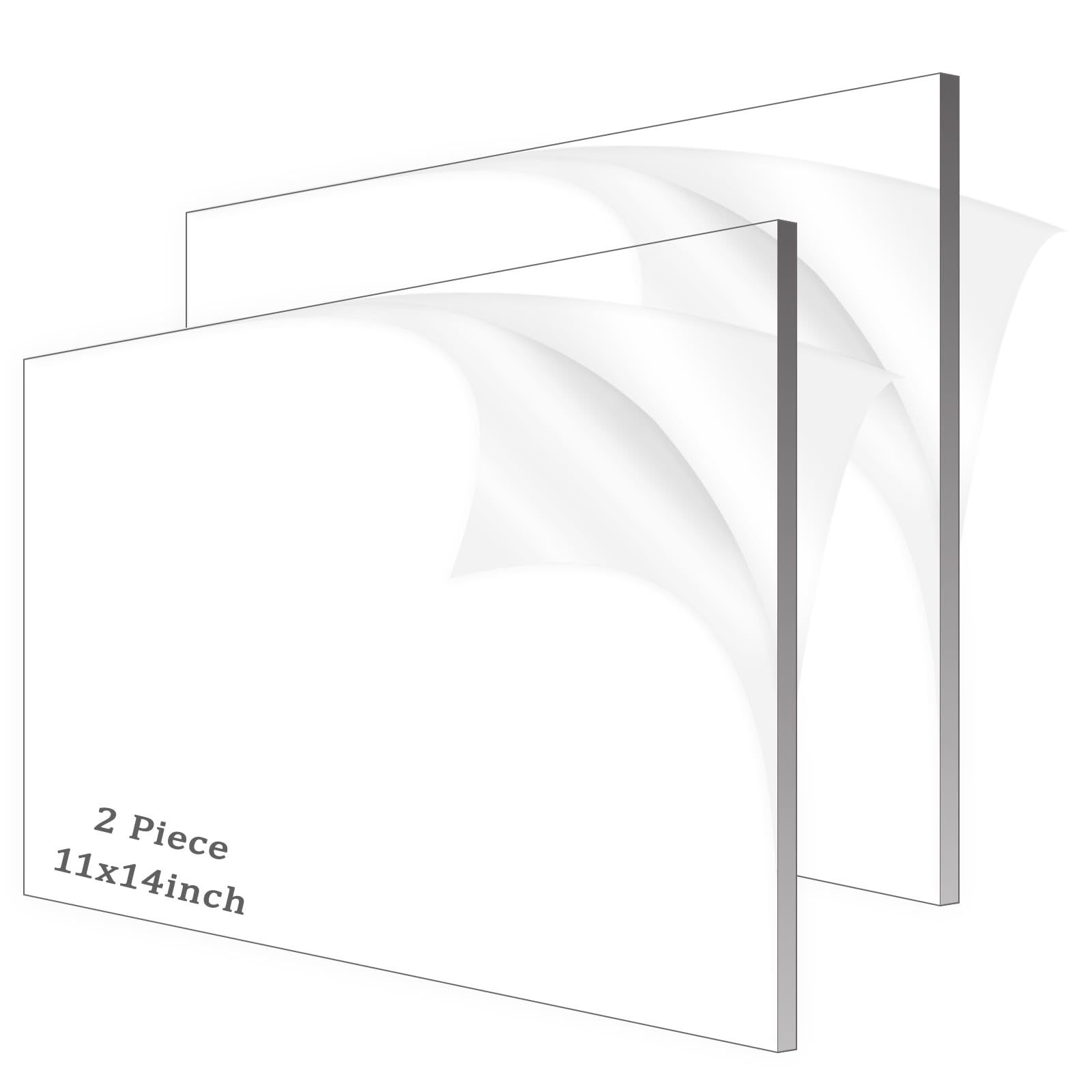 ADTDA Clear Acrylic Sheet Plexiglass, 1/4" Thick (6mm) Acrylic Glass ...