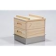 Amazon.com: Cypress wood steamer 2-tier full set Hinoki steamer ...