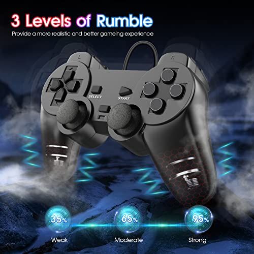 FIOTOK Wired Controller Compatible with PS2 Console with Upgraded ...