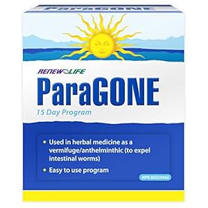 Renew Life ParaGONE, Anti-Parasite Cleansing Program, 15 Day Program, 1 ...