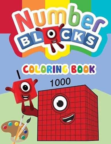 Numberblocks coloring book: Numberblocks 1 to 1000 - High Quality, Fun ...