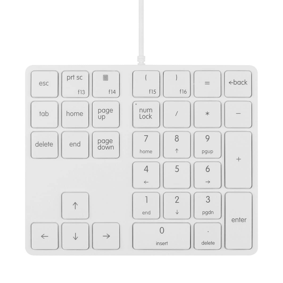 Mua Merdia Numeric Keypad Wired Numpad 34 Key Porta Blue Keypad USB ...