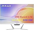 Amazon.com: suevery Prebuilt All in One PC 24" FHD Screen AMD Ryzen5 3 ...