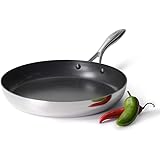 ProCook Professional Steel - Set 3 Poêles INOX - Compatible Tous Feux ...