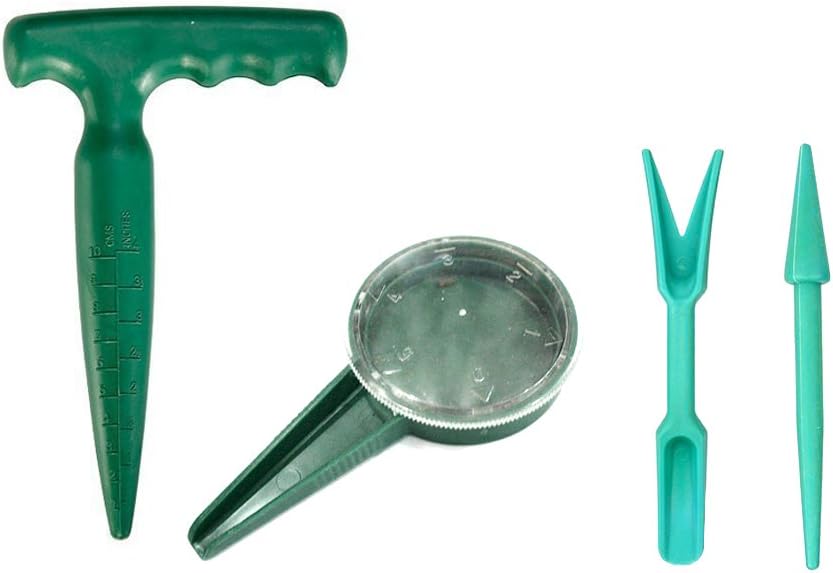 Set of 4 - Mini Garden Hand Seedling Tool Sets - Dial Seed Sower ...