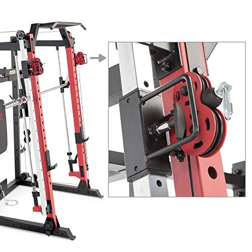 Marcy Smith Machine Cage System Home Gym Estante multifunción, estación ...