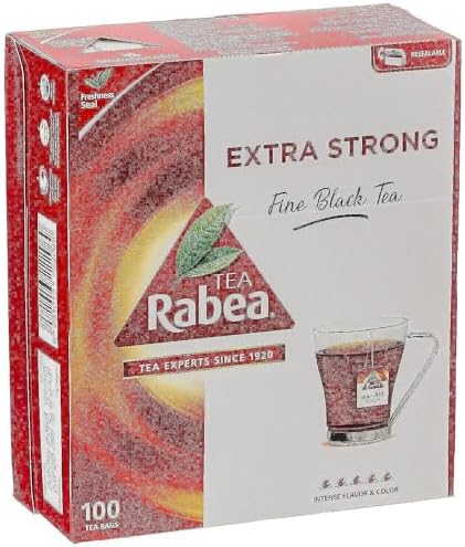 Rabea Extra Strong Tea Bag, 100 x 2 gm, 100 bags price in Saudi Arabia ...