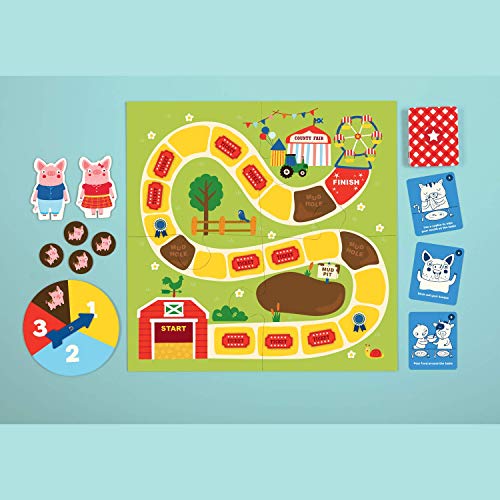 Mudpuppy Say Please Little Pig Board Game – for 2-4 Players, Ages 4 ...