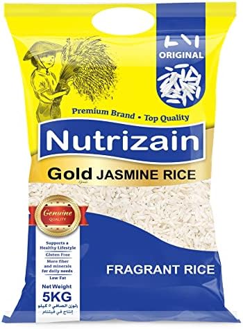 Nutrizain Gold Jasmine Rice, 5 Kg, White price in UAE | Amazon UAE ...