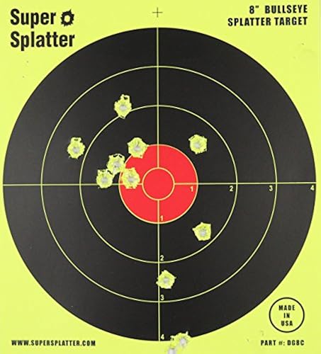 Splatter Spots 8" Bullseye Super Splatter Targets - 100, 50, 25 Packs ...