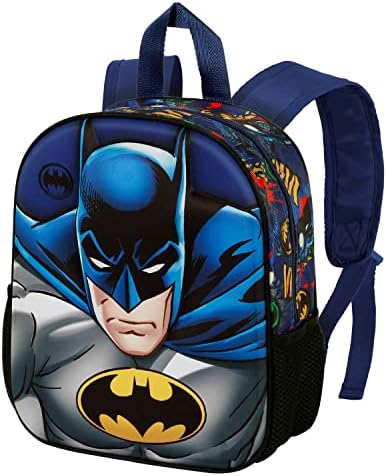 DC Comics Batman Rage-Small 3D Backpack, Blue, Blue, One Size, Small 3D ...