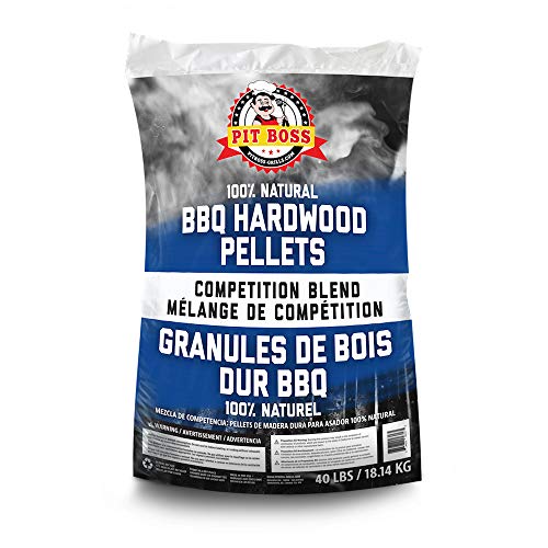 Pit Boss 55435 40 Pound Package BBQ Wood Pellets for Outdoor Pellet ...