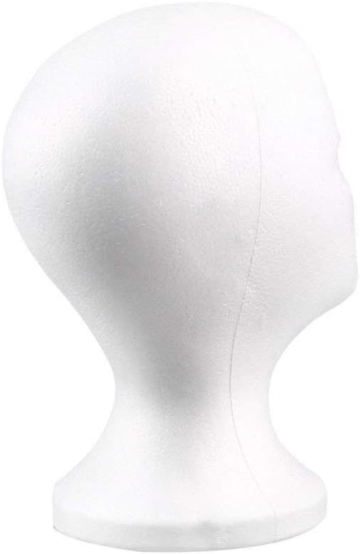 Polystyrene Female Display Mannequin Head Dummy Wig Stand Display ...