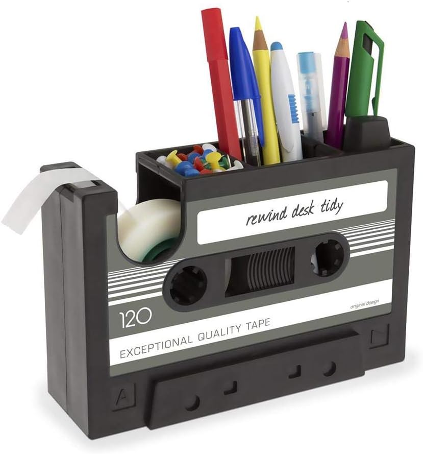 Stifthalter Retro Kassetten, Tisch-Organizer, Schreibtisch Organizer ...