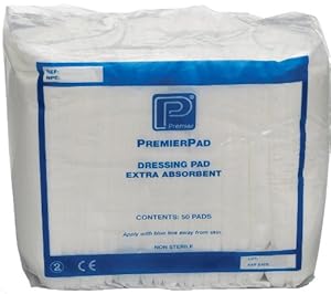 Premier Pad Dressings, Non-Sterile, 20 x 20cm, 25 pads: Amazon.co.uk ...