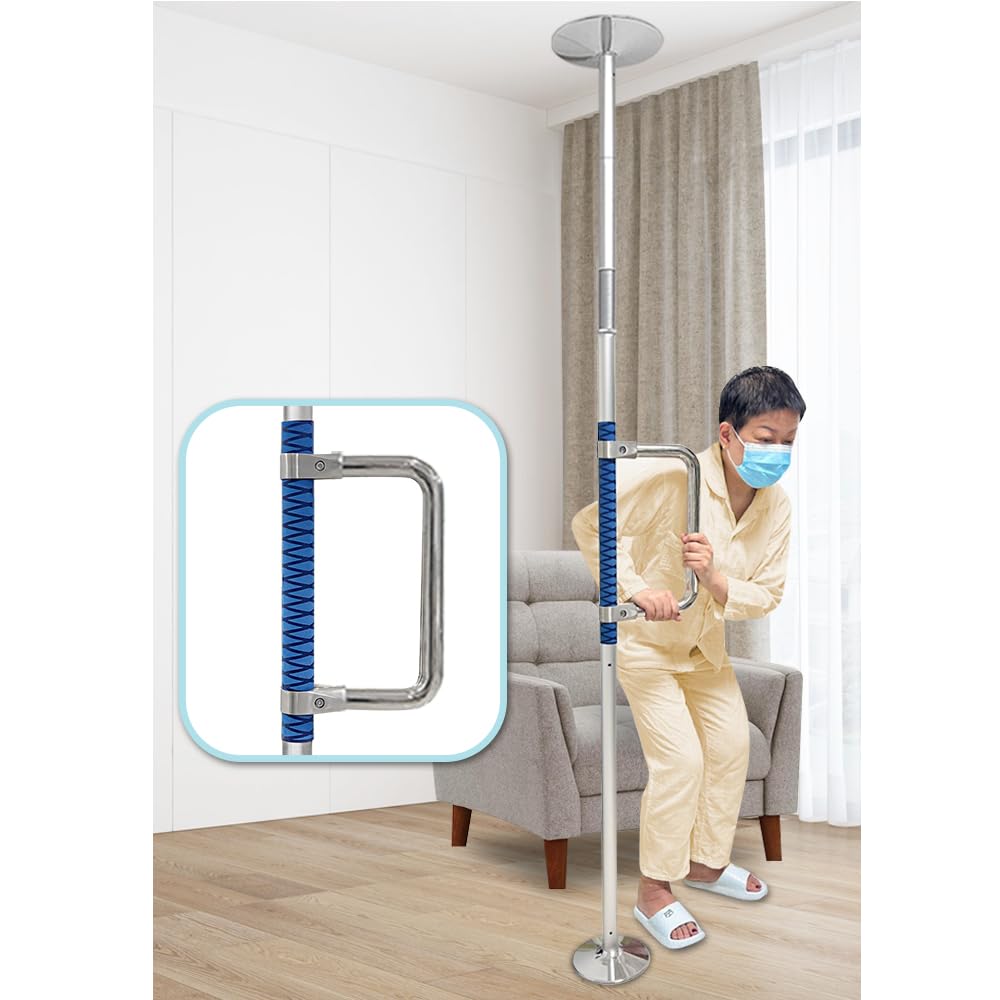 Mua Zelen Security Pole Grab Bar Transfer Pole Elderly Tension Mounted ...