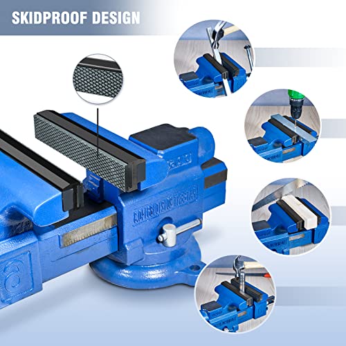 TRISENSE 6" Vise Jaws, Universal Soft Vice Jaws Pads Covers With Strong ...