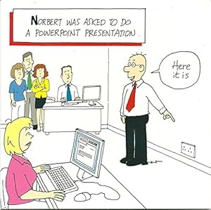 Funny joke humourous blank card - Norbert & Val Powerpoint presentation ...