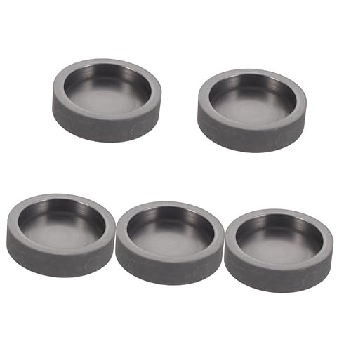 5pcs Graphite Tank Metal Casting Kit Round Graphitemold Graphite Ingot ...