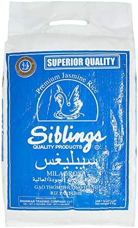Siblings Premium Jasmine Rice - 5 Kg (White) price in UAE | Amazon UAE ...