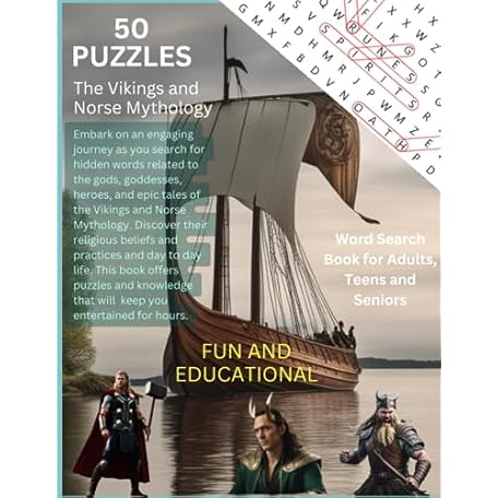 Mua FUNCATION The Vikings and Norse Mythology Word Search: A ...
