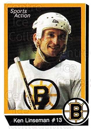 Amazon.com: (CI) Ken Linseman Hockey Card 1988-89 Boston Bruins Sports ...