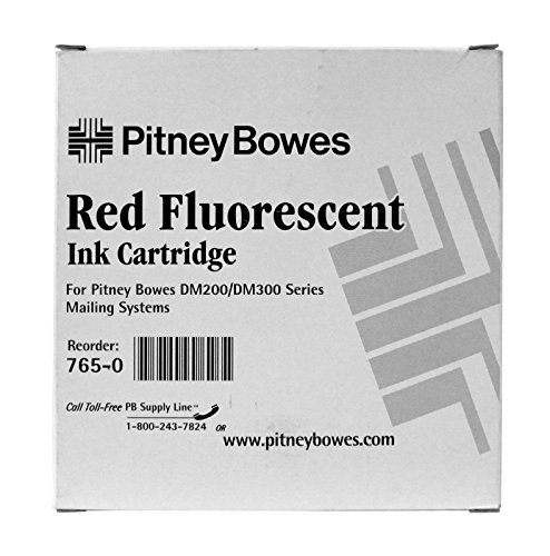 Pitney Bowes Postage Meter Red Ink Cartrige for Models DM200, DM300 ...