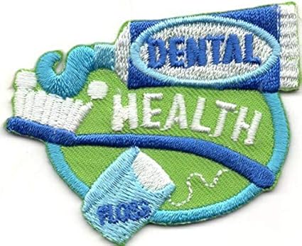 Amazon.com: Dental Health Iron On Patch Dentist Teeth: Kitchen & Dining