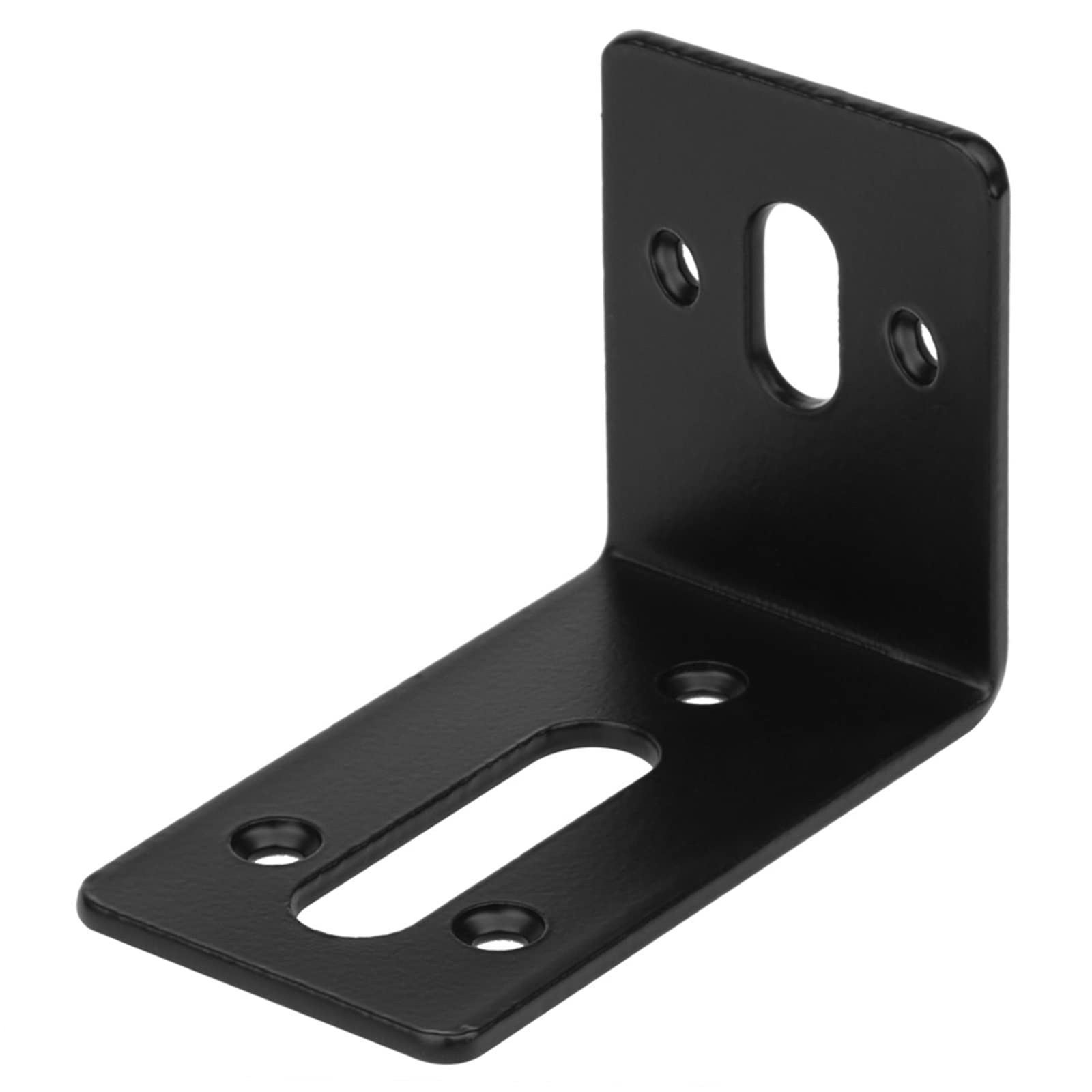 GBGS 10 Pcs Black Slotted L Bracket,Slightly Adjustable Corner Braces ...
