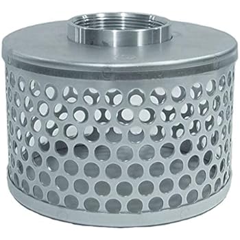 Apache 70000504 Round Hole Suction Strainers, Plated Steel, 2": Sump ...