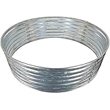 Amazon.com : 30 in. Galvanized Round Fire Pit Ring : Garden & Outdoor