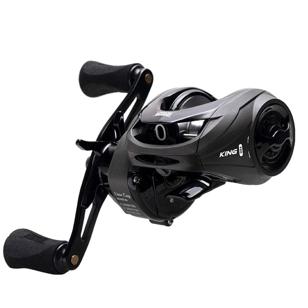 Kingdom KINGPRO Fishing Reels Carbon Fiber Ultralight 205g Magnetic ...