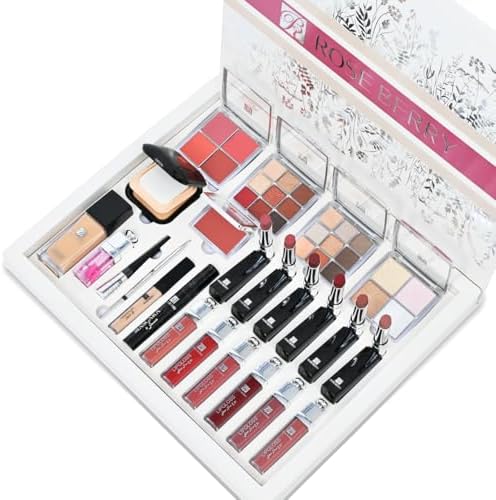 ROSE BERRY Complete Makeup Kit | Makeup Gift Box | Elegant Luxury ...
