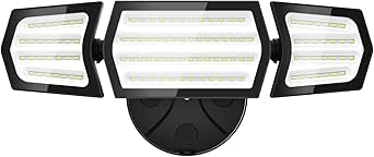 LAMVIP 80W Led Flood Light Outdoor,7300LM Outdoor Security Lights with ...