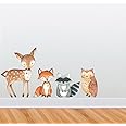 Amazon.com: Woodland Creatures Wall Decal Collection - Nursery and ...