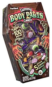 Amazon.com : Gummy Body Parts Coffin 100ct. : Gummy Candy : Grocery ...