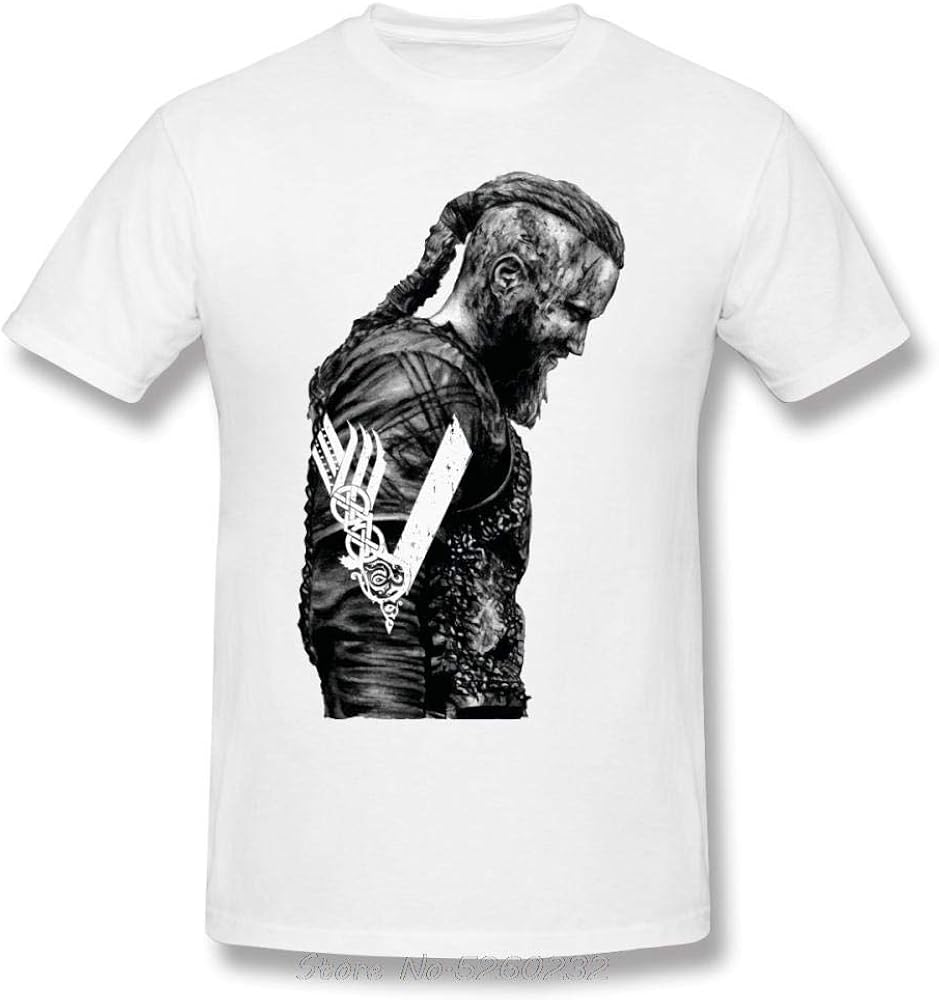 Ragnar Lothbrok T Shirt King Ragnar Lothbrok T-Shirt The Vikings Cotton ...