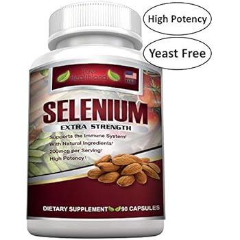 Amazon.com: SELENIUM EXTRA STRENGTH Supplement Capsules. Pure ...