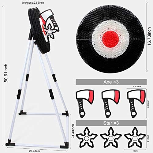 Foam Axe Throwing Game Set, Indoor/Outdoor Axe Throwing Toys For Kids ...
