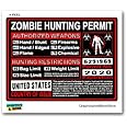 Amazon.com: GRAPHICS & MORE United States US Zombie Hunting License ...