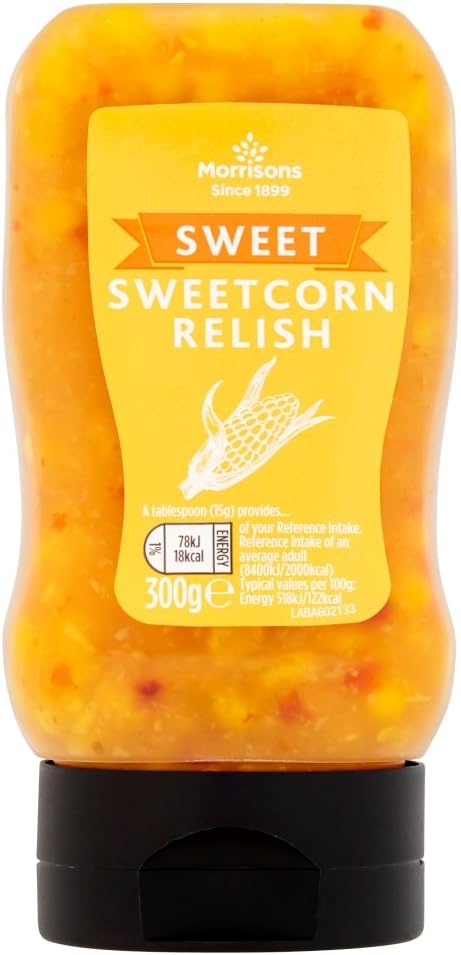 Morrisons Sweet Sweetcorn Relish, 300 g: Amazon.co.uk: Grocery