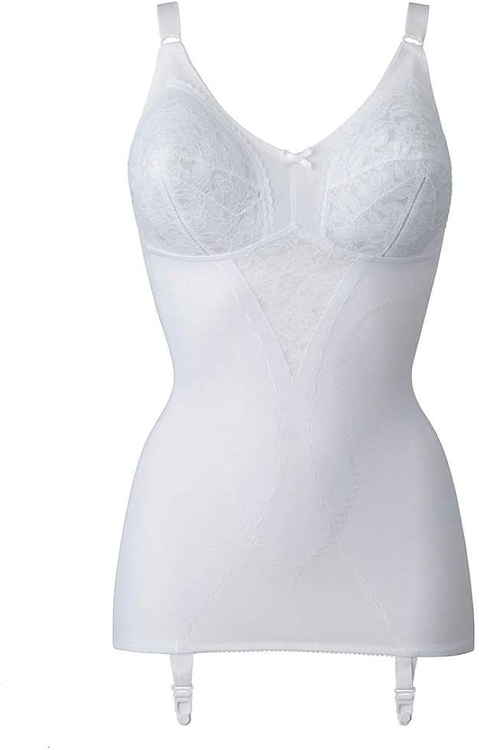 CHARNOS Open Corselette White (4672) - 38B: Amazon.co.uk: Clothing