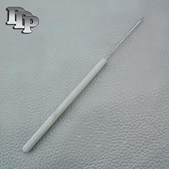 PACK OF 12 DISSECTING DISSECTION TEASING NEEDLE STRAIGHT WITH PLASTIC ...