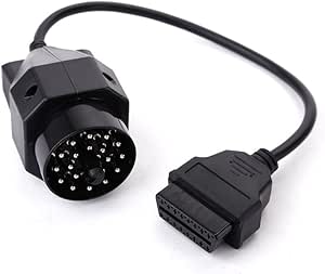 Amazon.com: KONNWEI BMW OBD 20pin OBD1 to 16pin OBD2 Connector Adapter ...
