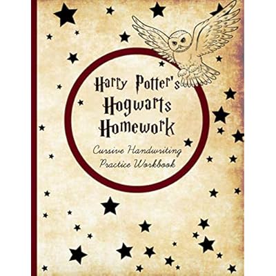 Buy Harry Potter's Hogwarts Homework: Cursive Handwriting Workbook ...