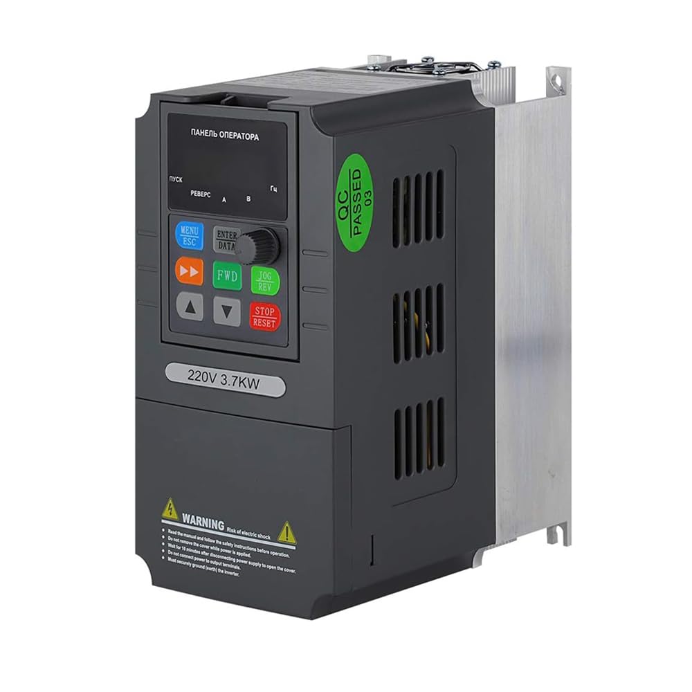 ATO 5hp VFD, 220V Single To Three Phase VFD Variable Frequency Drive ...