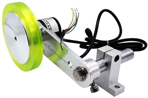 CALT GHW38 68mm Diameter Rubber U-Wheel Length Position Meter Measuring ...