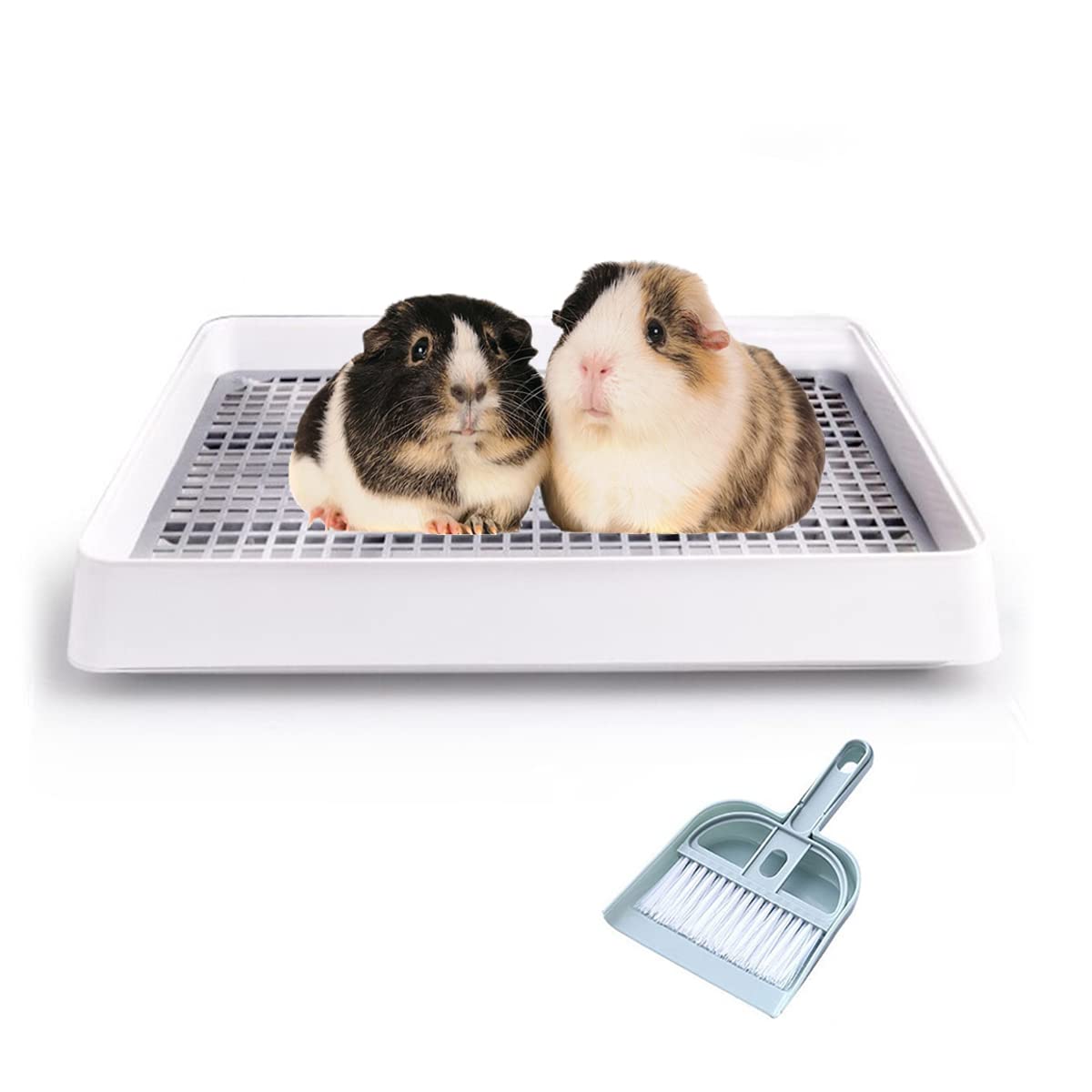 Rabbit Litter Box with Grate, Super Large Guinea Pig Litter Pan for ...